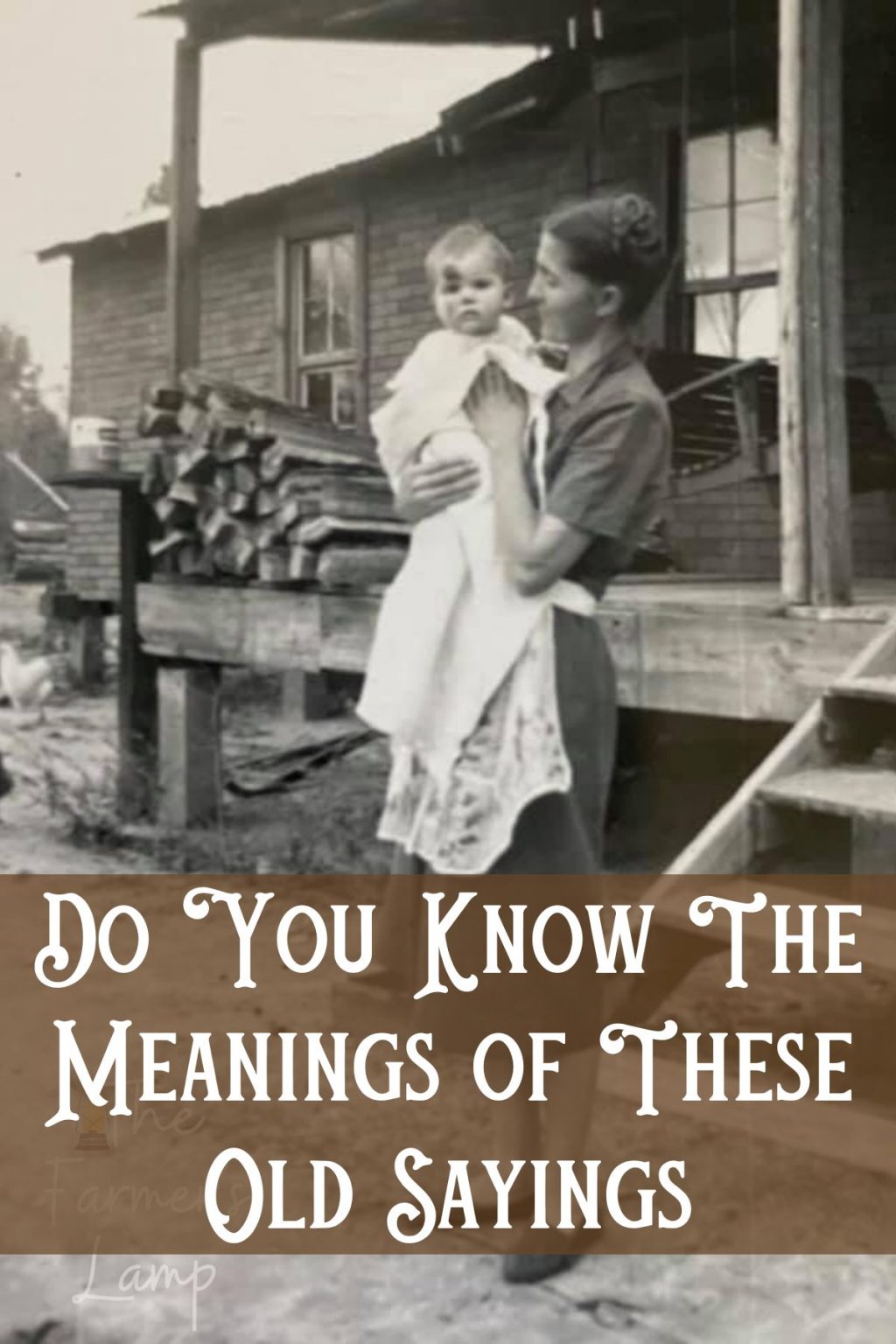 Do You Know The Meanings Of These Old Sayings? • The Farmer's Lamp