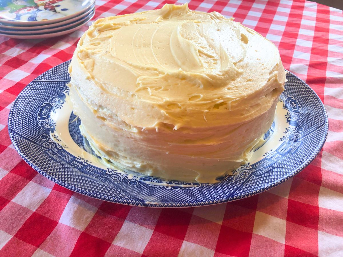 Easy, Moist Einkorn Carrot Cake With Cream Cheese Frosting