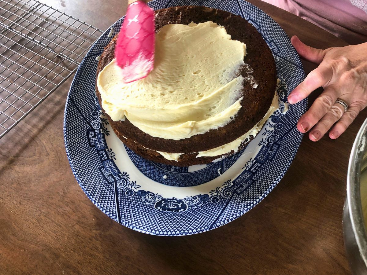 Easy, Moist Einkorn Carrot Cake With Cream Cheese Frosting