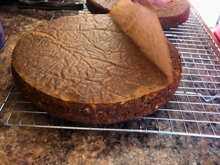 Easy, Moist Einkorn Carrot Cake With Cream Cheese Frosting