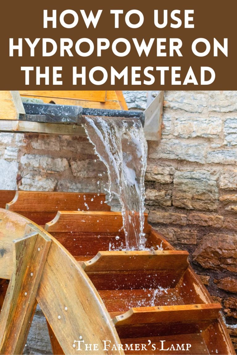 How To Use Hydropower On The Homestead